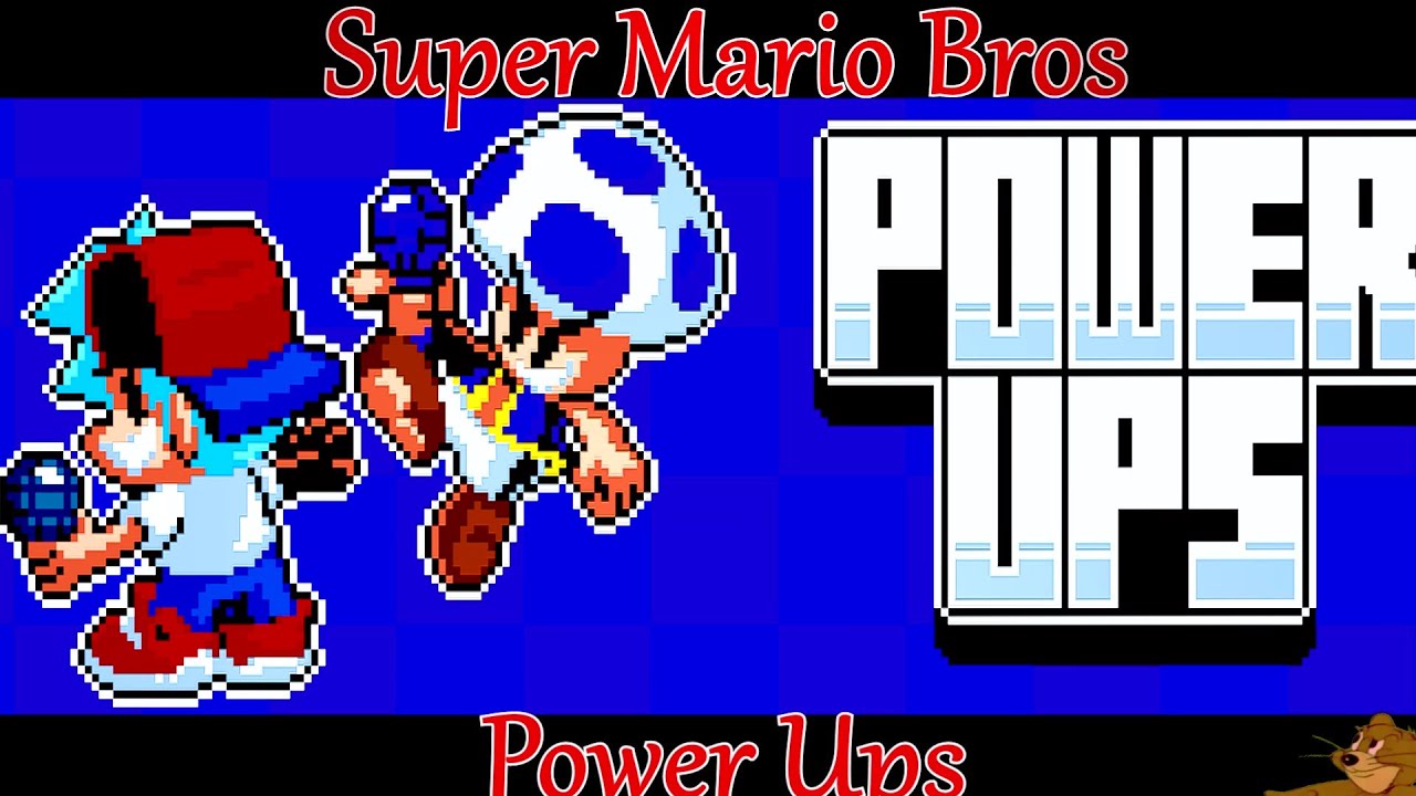 FNF MOD: [Super Mario Bros] Toad VS BF | Power Ups - YouTube