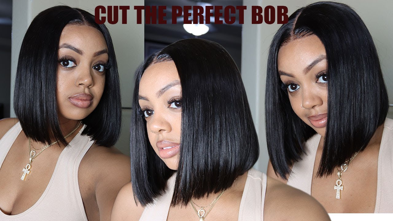 How to cut a perfect BOB FT. PERFECTLACEWIG - YouTube