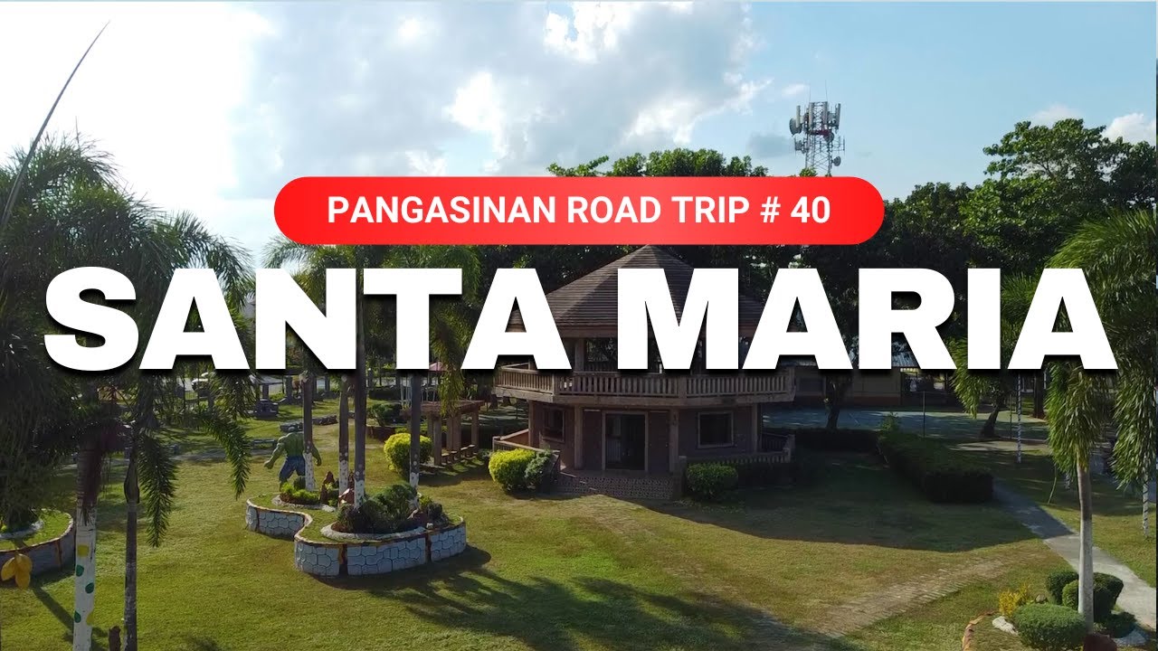 SANTA MARIA Pangasinan Road Trip No. 40 Driving Tour Aerial View - YouTube