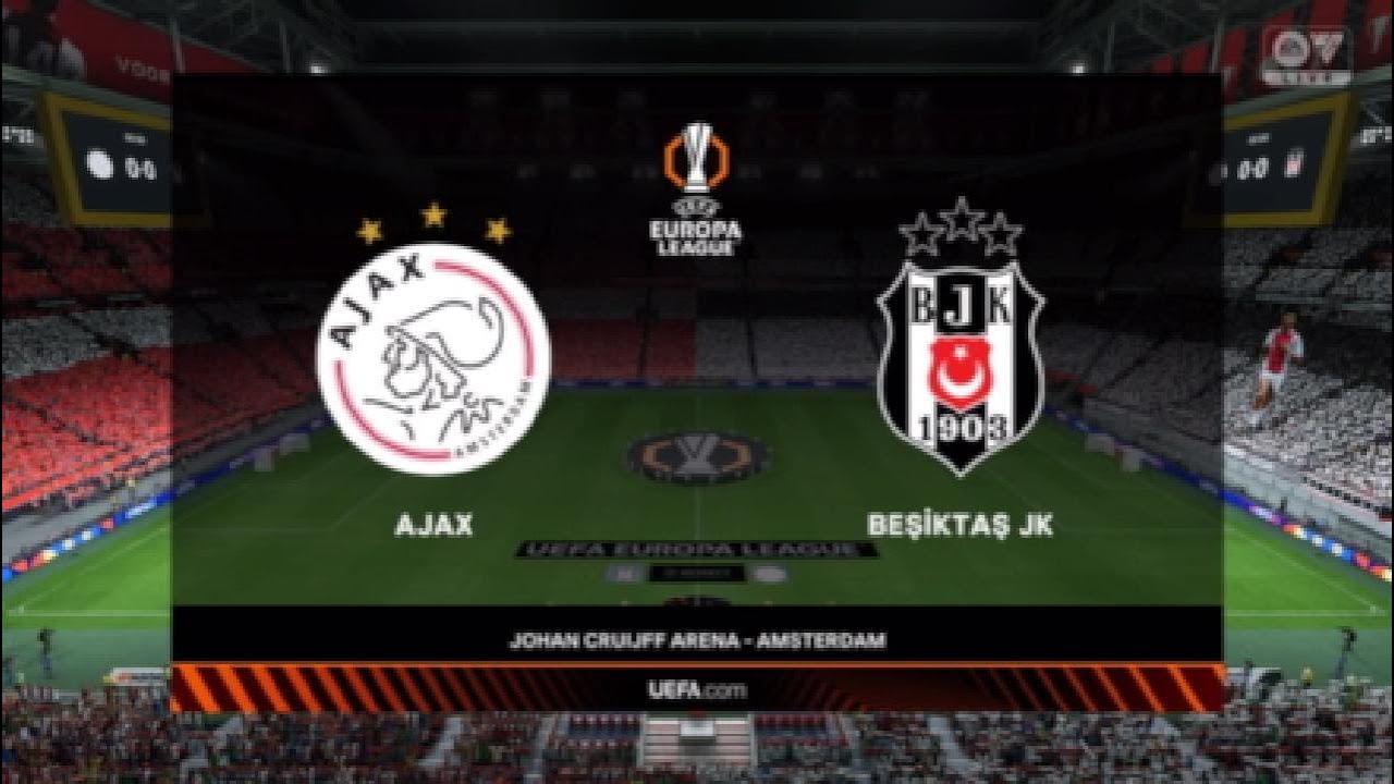 AJAX - BEŞİKTAŞ | UEFA EUROPA LEAGUE | FC25 SIMULATION | BEST MOMENTS ...