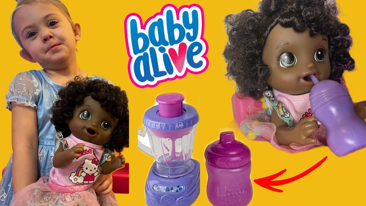Baby alive doll Feeding and Changing video. Play pretend videos - YouTube