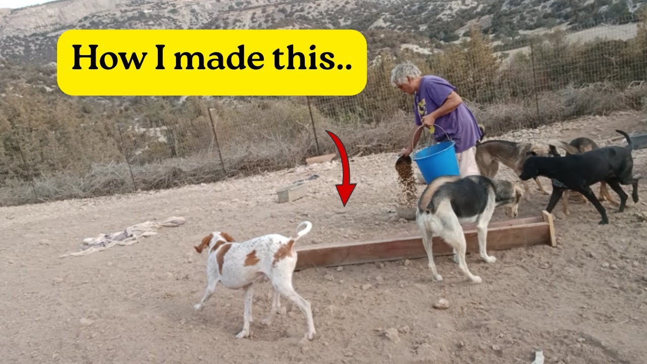 Off Grid Life, Making a Simple Trough - YouTube