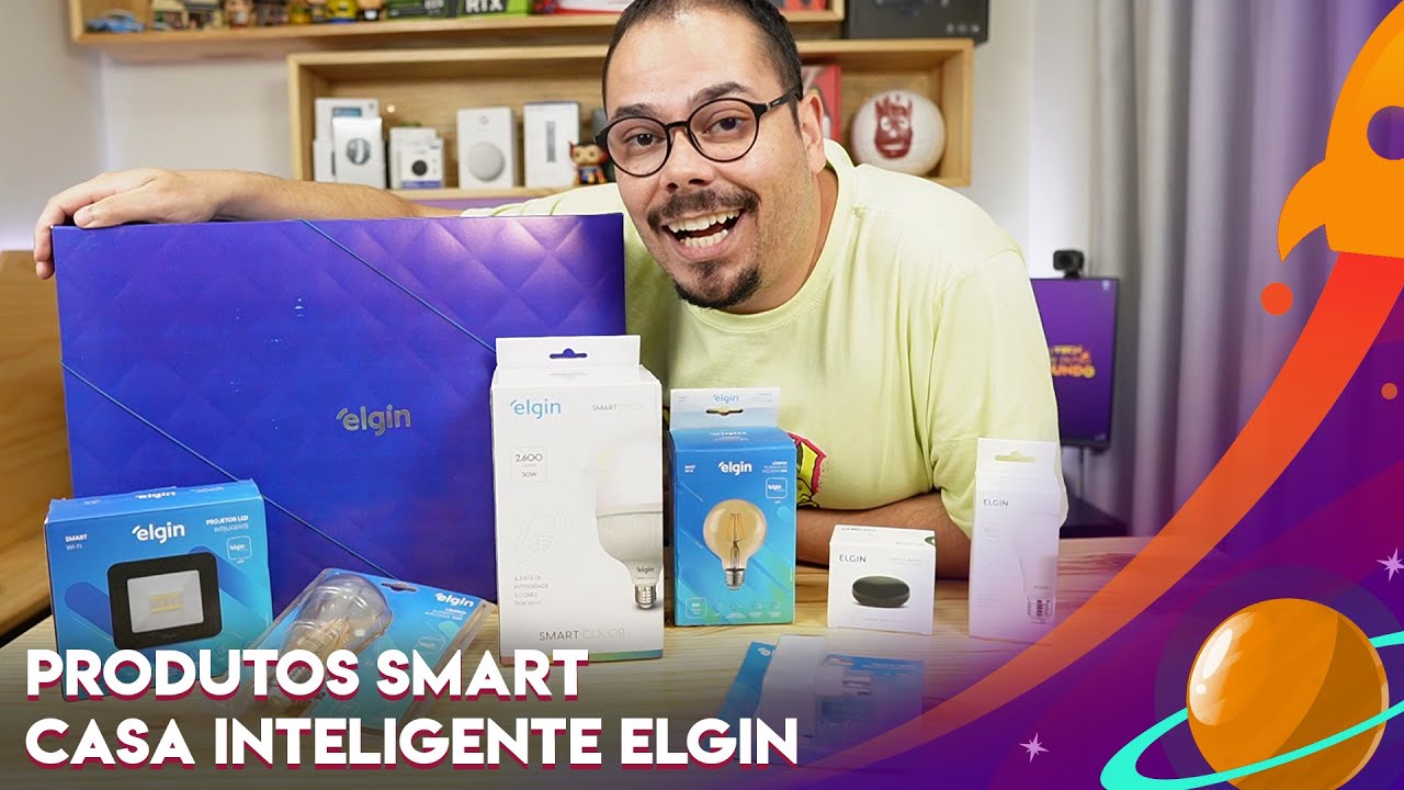 SUPER UNBOXING PRODUTOS SMART CASA INTELIGENTE ELGIN: DEIXE SUA CASA ...