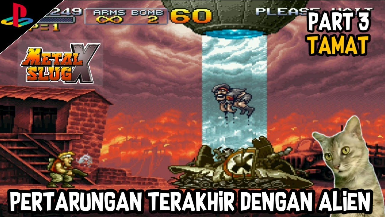 Final Mision Pertarungan dengan Alien - Metal Slug X Ps1 - YouTube