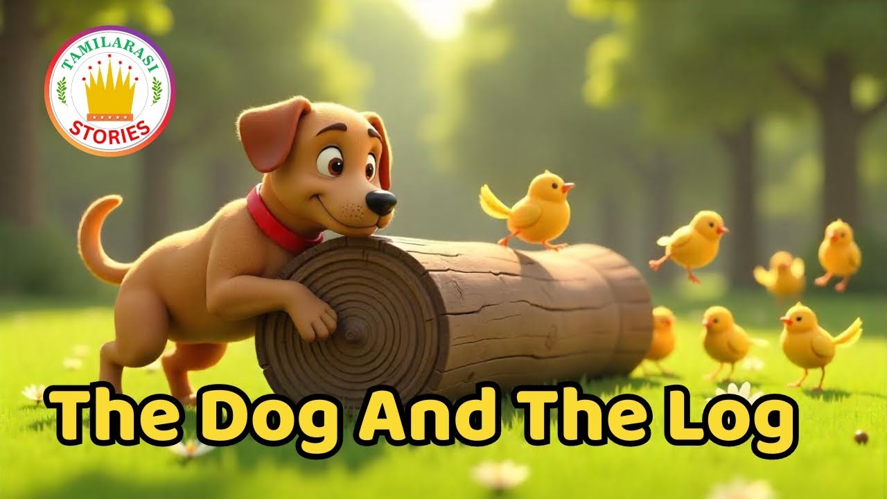 The Dog And The Log Story in English | Tamilarasi Stories - YouTube