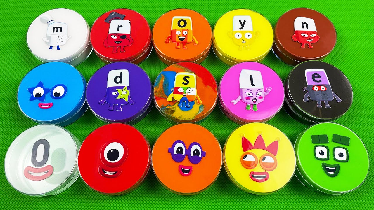 Numberblocks & Alphablocks – Looking for All Slime With Circle Coloring ...