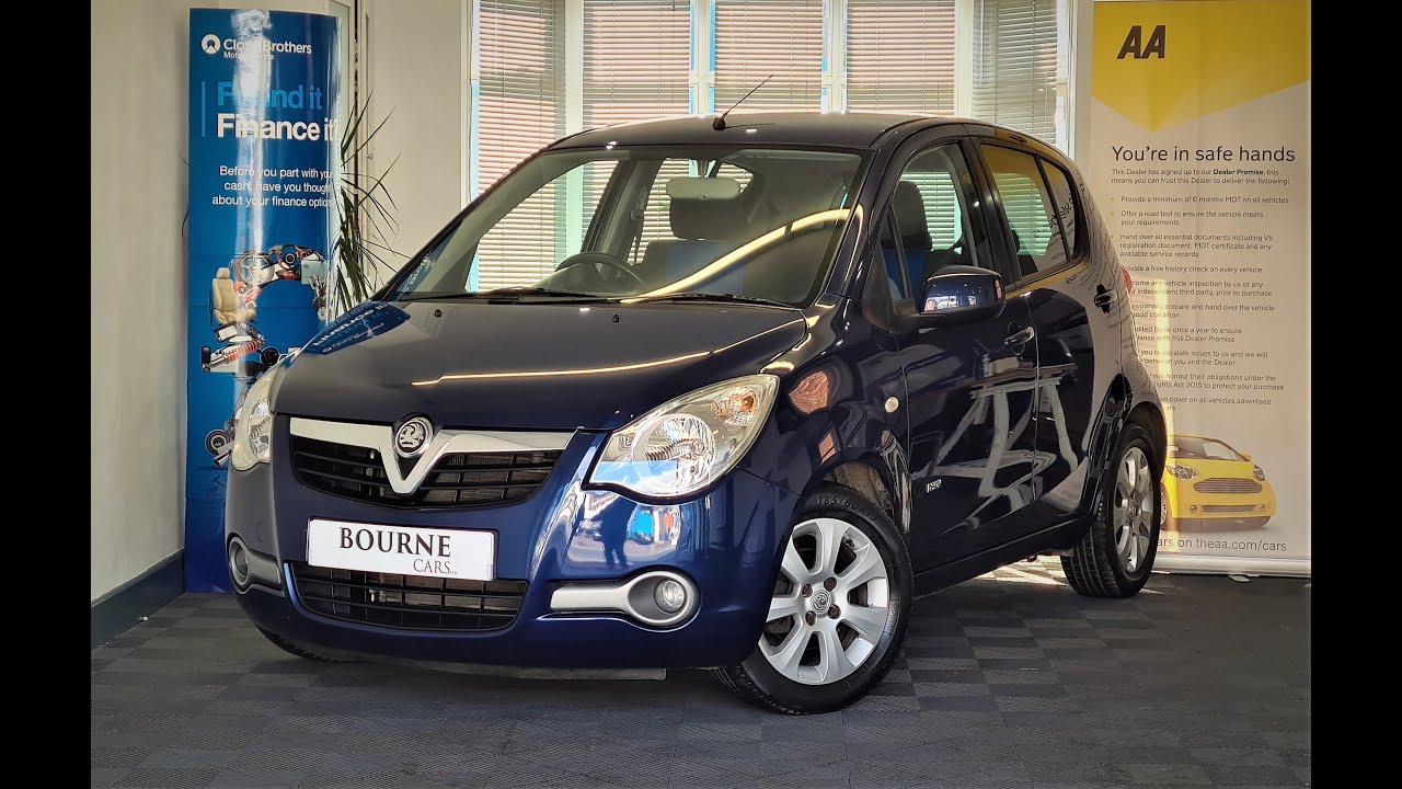 VAUXHALL AGILA 1.2 DESIGN 5d 85 BHP - YouTube