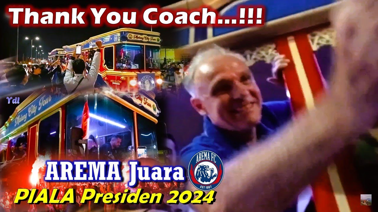 SELURUH SQUAD & Punggawa AREMA FC Dinaikkan Bus MALANG CITY TOUR - Ada ...