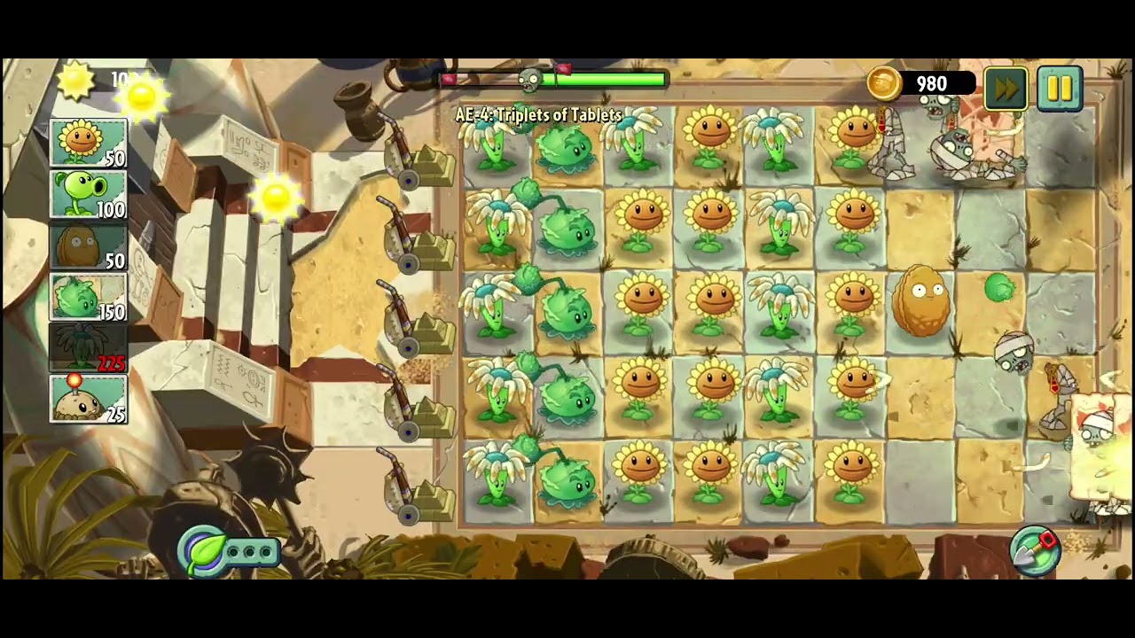 PvZ 2 Nightcast: AE-4: Triplets of Tablets - YouTube