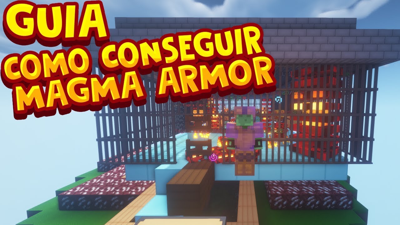 COMO CONSEGUIR LA MAGMA ARMOR - #16 - Hypixel Skyblock - YouTube