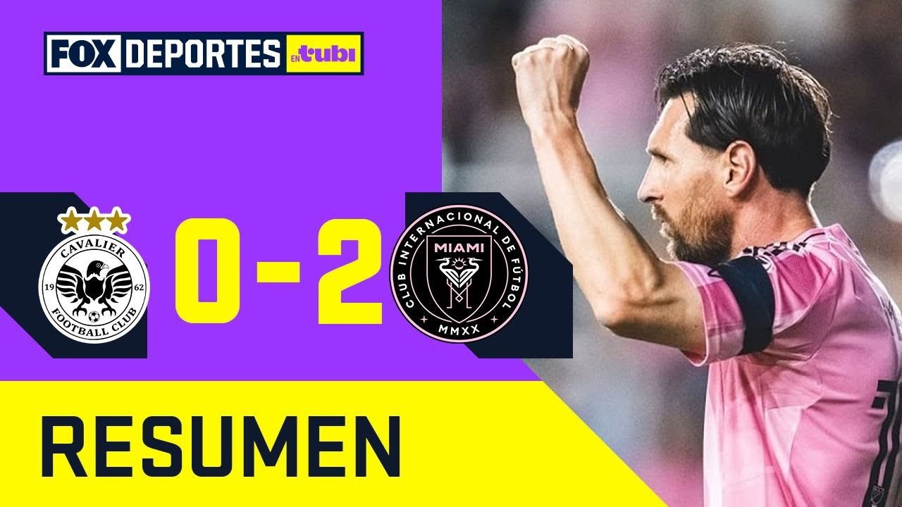 🤩🐐MESSI VOLVIÓ CON GOL | Cavalier 0-2 Inter Miami | HIGHLIGHTS ...