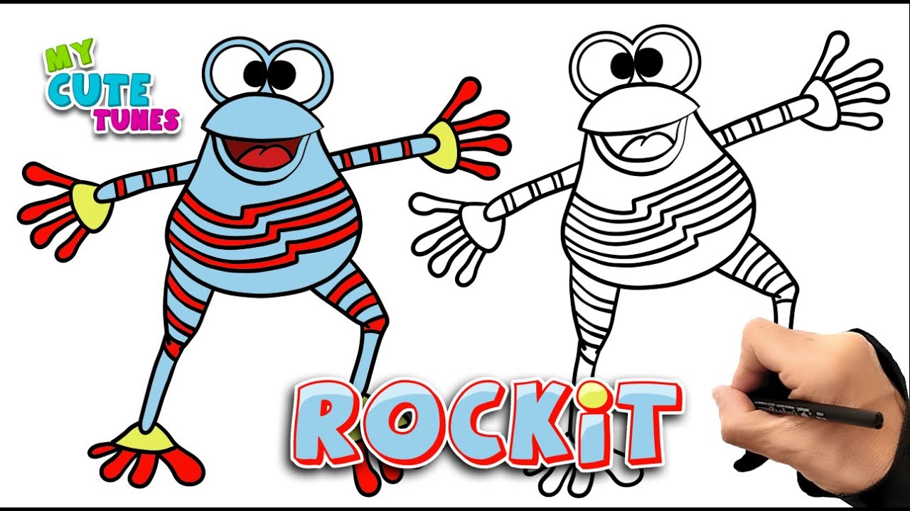 How to Draw Rockit | The Roly Mo Show - YouTube