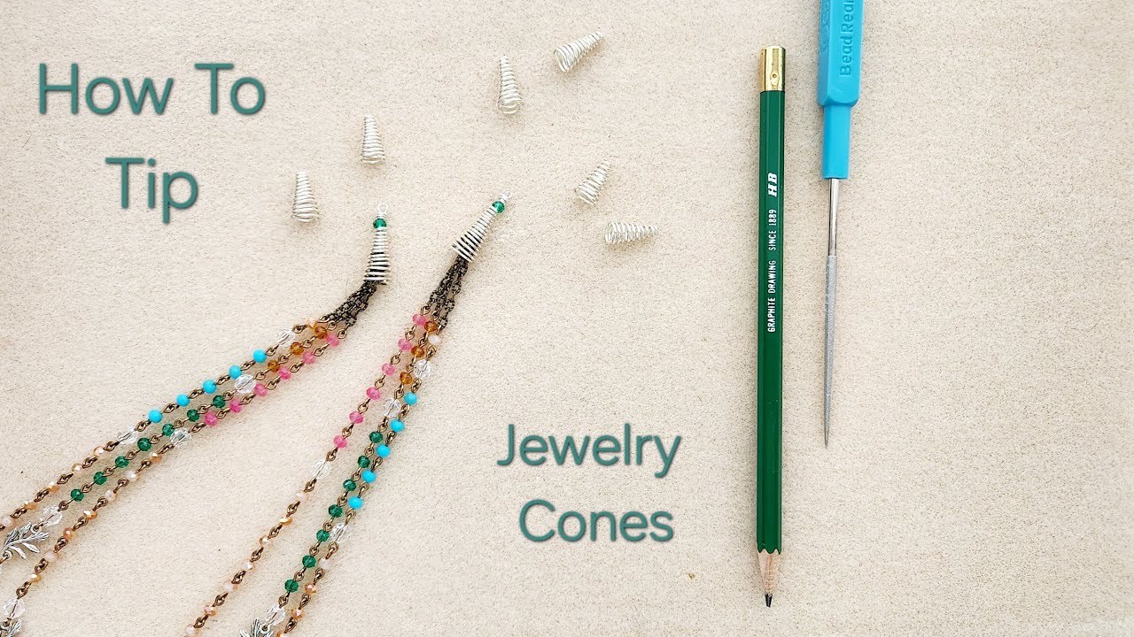 How to make jewelry cones with wire - YouTube