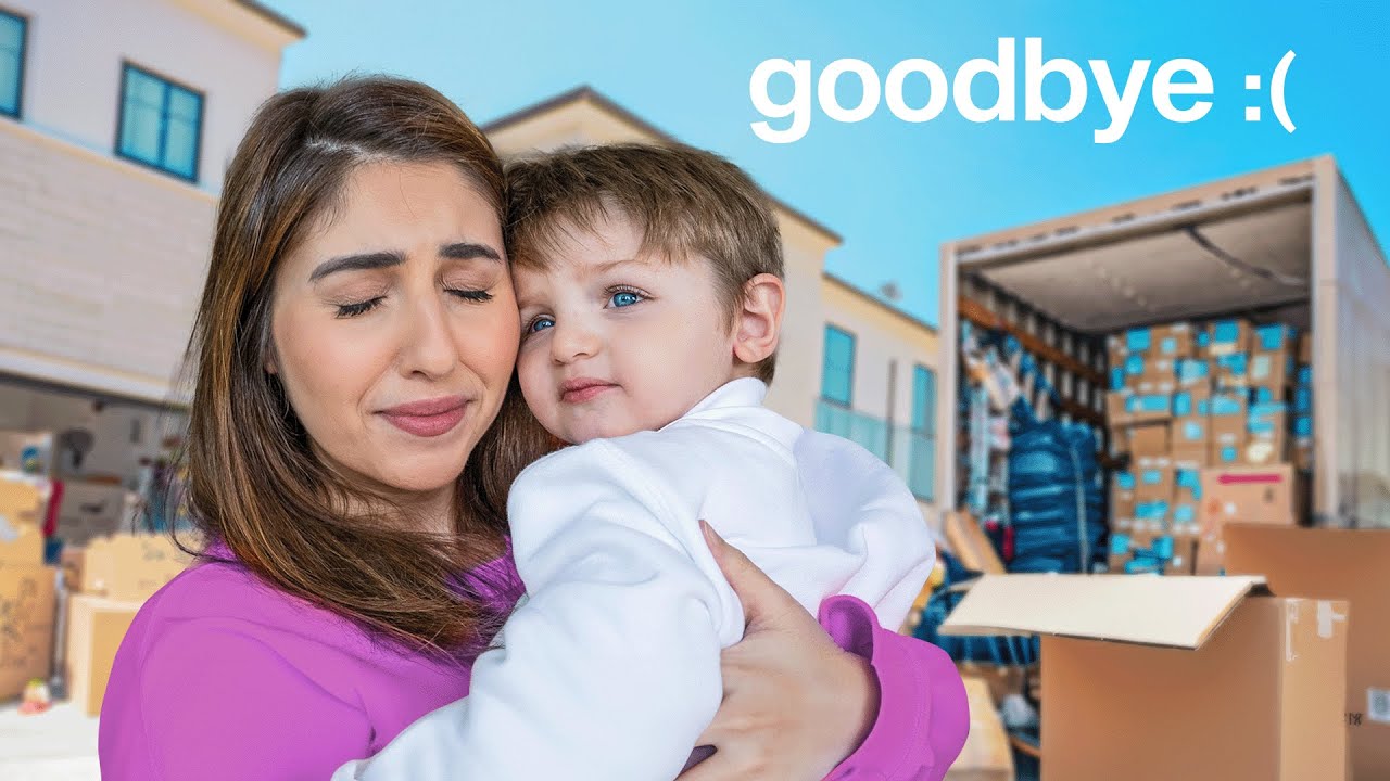 Baby says Goodbye to his Childhood House Forever😢 (we're moving) - YouTube