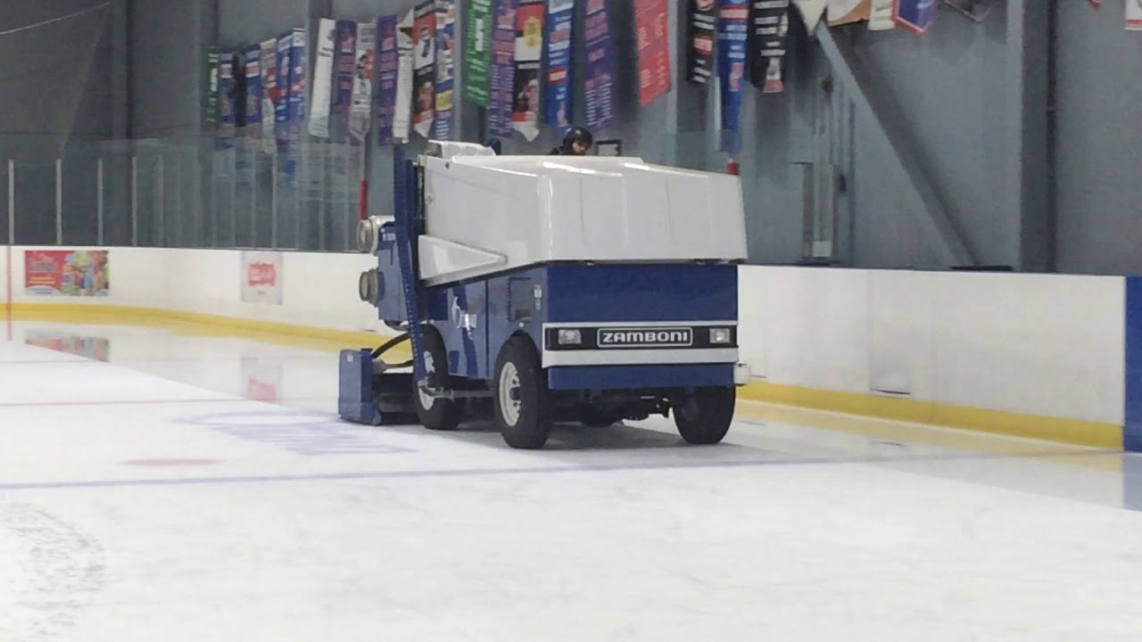 Zamboni Flood at the Arena - YouTube