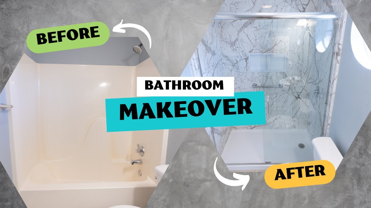 BATHROOM MAKEOVER | One Day Install! - YouTube