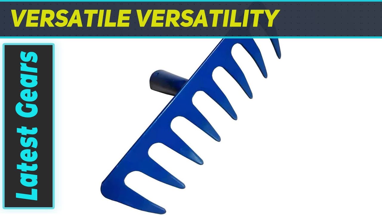 8 Teeth Mini Garden Rake Head - The Best Tool for Kids Gardening - YouTube