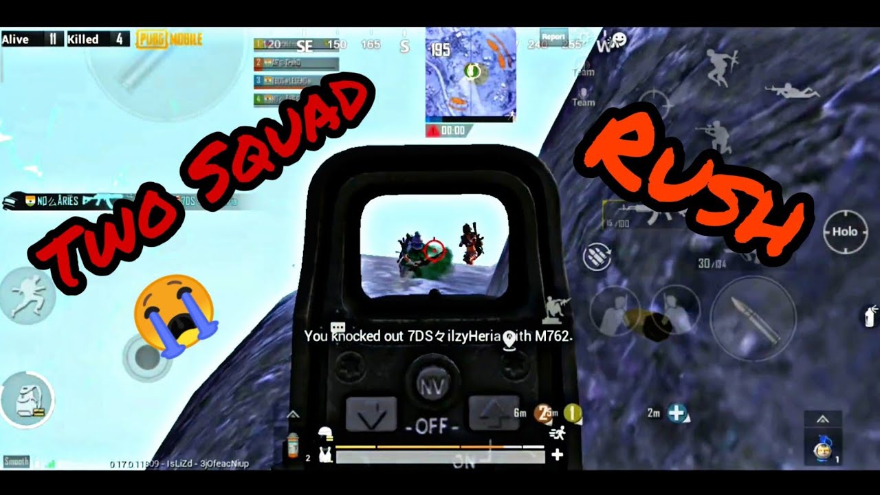Two squad pushed us// by Aries Gaming - YouTube