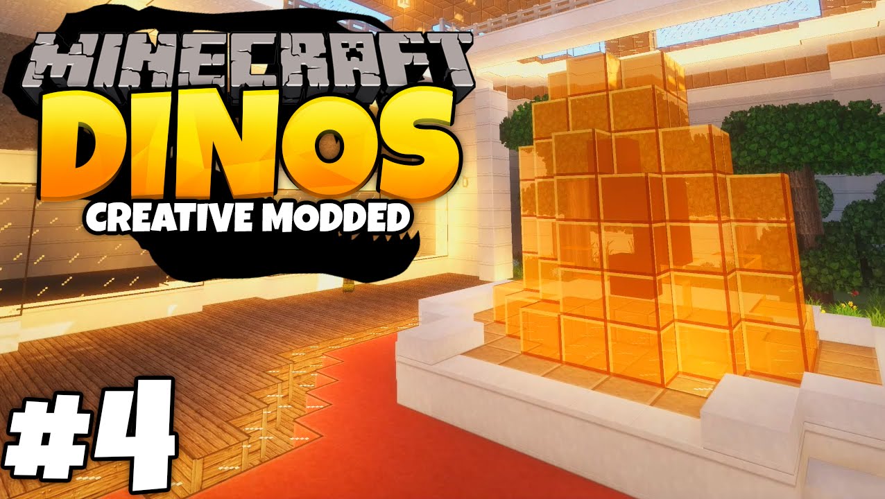 BUILDING WITH AMBER | Minecraft Dinosaurs (Part 4) - YouTube