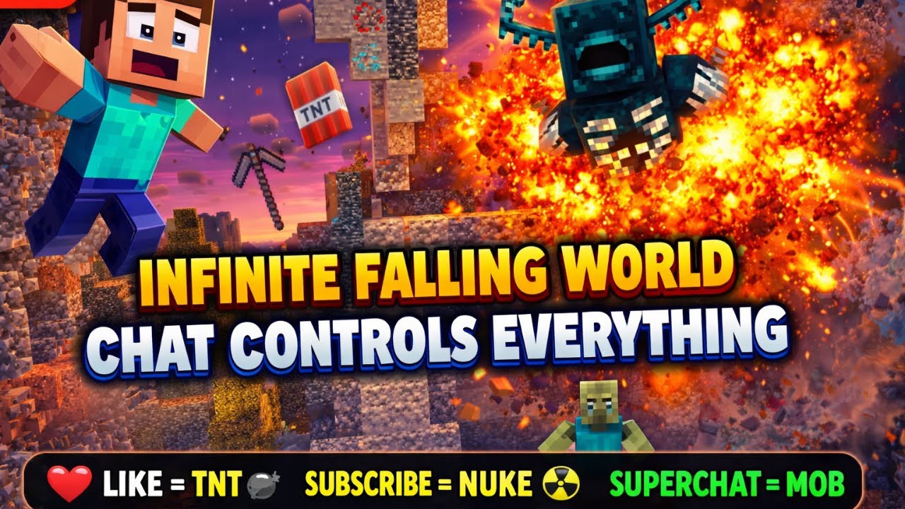 🔴 Minecraft Falling Pickaxe - YouTube