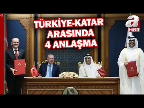 Türkiye ile Katar arasında 4 anlaşma imzalandı! | A Haber