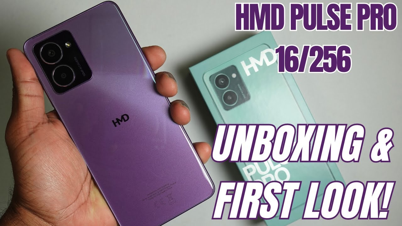 HMD Pulse Pro 16/256 Variant : Unboxing and First Look! - YouTube