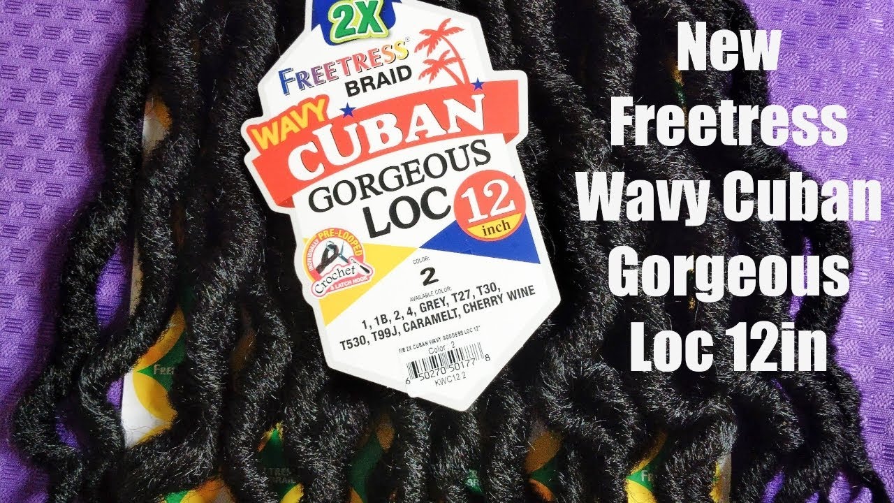 🚨🚨 New Freetress Wavy Cuban Gorgeous loc 12in | crochet braids ...