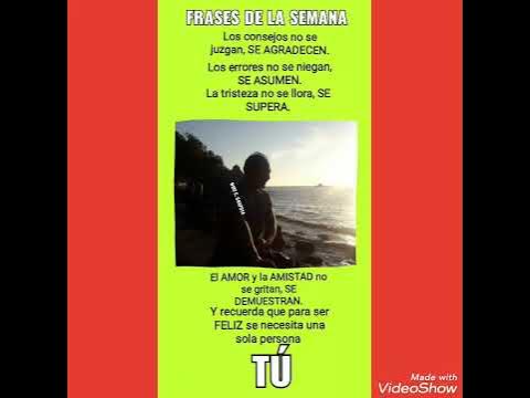 FRASES DE LA SEMANA - YouTube