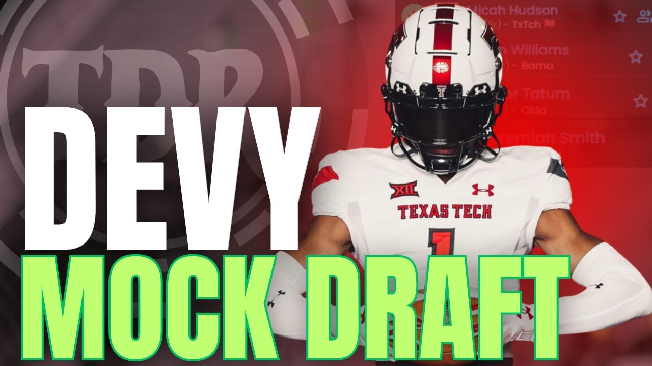 5-Round Devy Mock Draft (Freshman Only!) | Dynasty Fantasy Football 2024 - YouTube