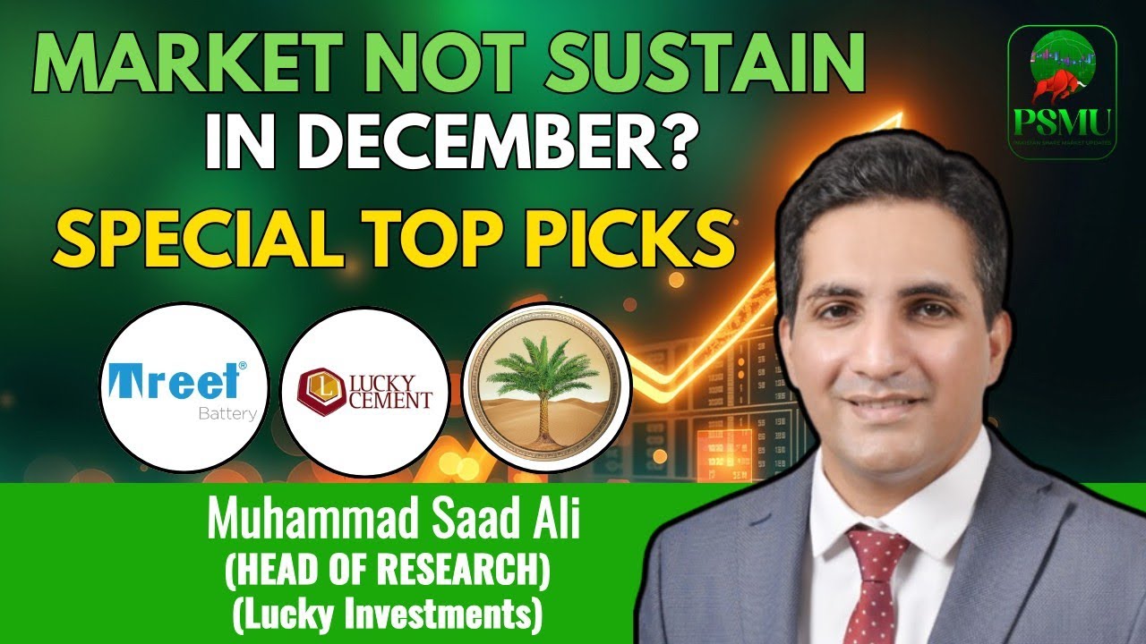 Market Not Sustain In December | Muhammad Saad Ali | Head Of Research ...