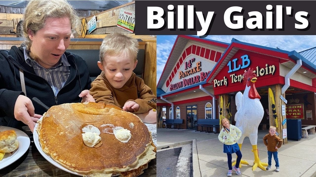Billy Gail's Restaurant | 14-inch Pancakes & Billion Dollar Bacon! - YouTube