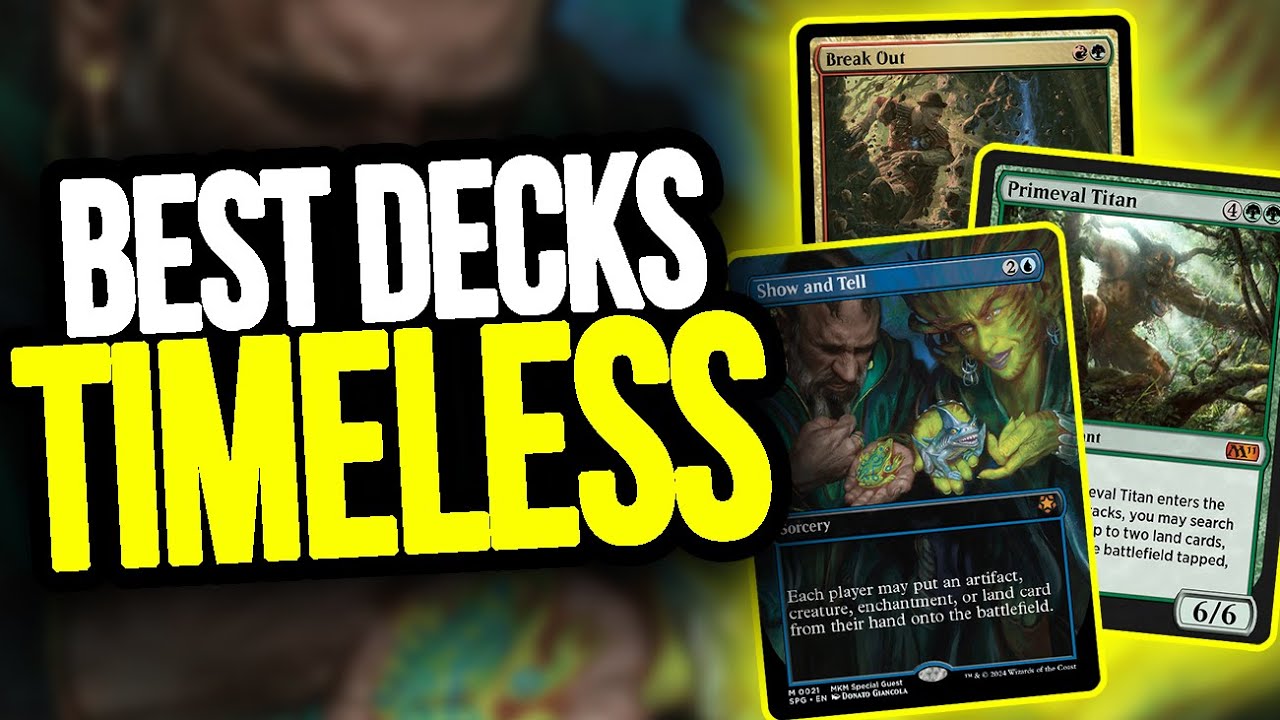 Top 5 BEST TIMELESS DECKS to hit Mythic | MTG Arena Meta - YouTube