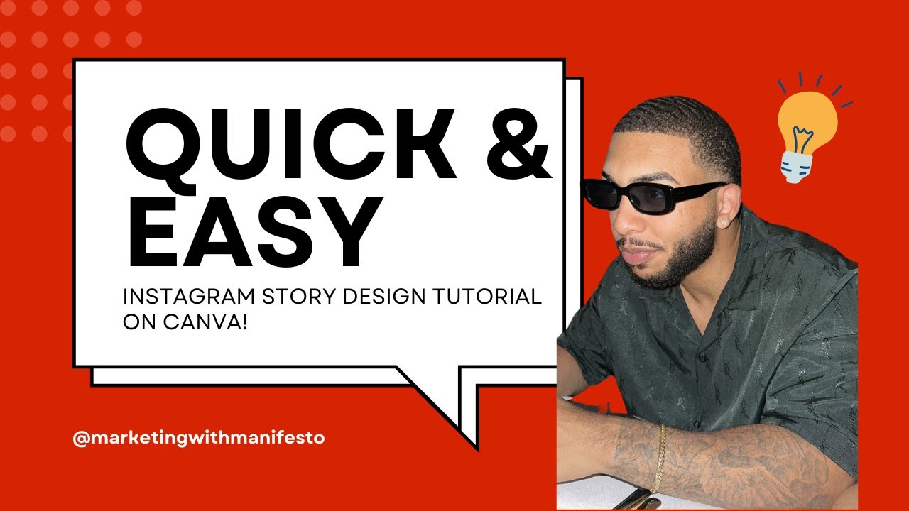 Quick & Easy Instagram Story Design Tutorial on Canva! - YouTube