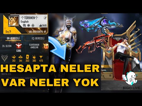 TÜRKMEN KARDEŞİMİZİN YENİ ALDIĞI HESABI İNCELEDİK ÇOK ŞAŞIRDIK 😯 ! Free Fire