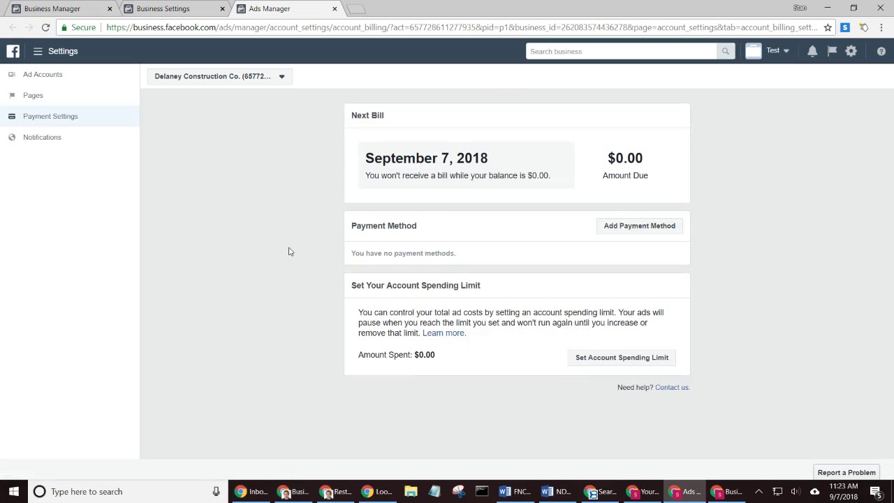 How to Set up Facebook Ad Billing - YouTube