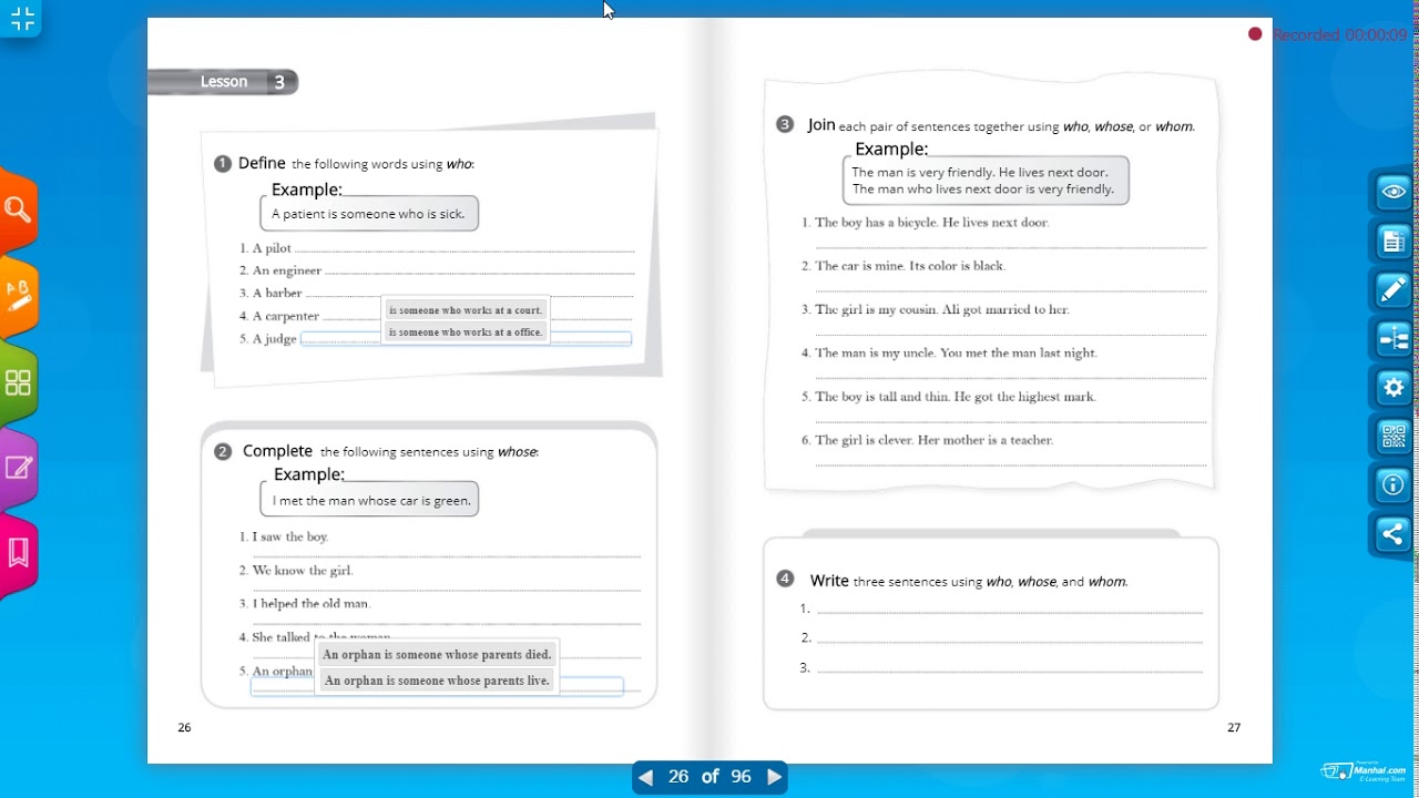 Grade 7 Unit 4 Activity Book Lesson 3 & 4 - YouTube
