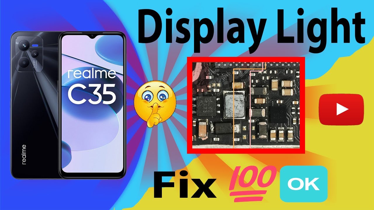 Realme C35 display | light hardware solutions || 💯🆗👌👌👍👍 - YouTube