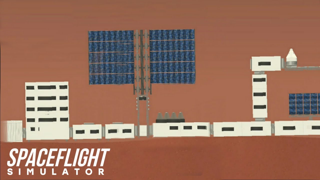 Building A Mars Base | Ep1 | In Space Flight Simulator - YouTube