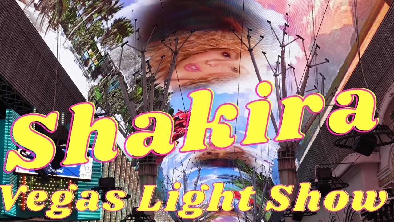 Shakira Viva Vision Light Show - YouTube