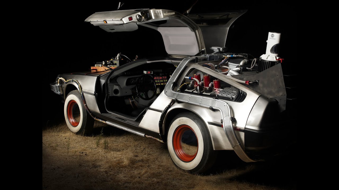 Minecraft how to build a DeLorean from Back To The Future - YouTube