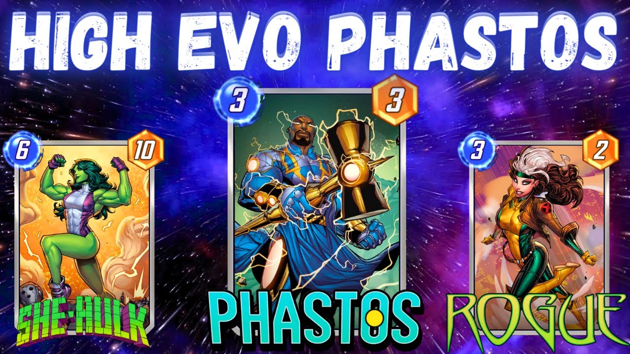 Phastos High Evolutionary Deck Marvel Snap Gameplay - YouTube