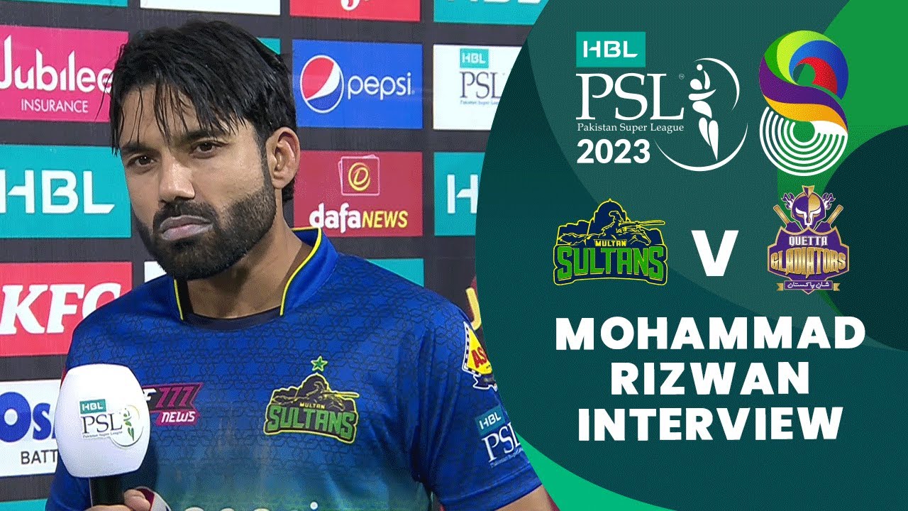 Mohammad Rizwan Interview | Multan Sultans vs Quetta Gladiators | Match ...