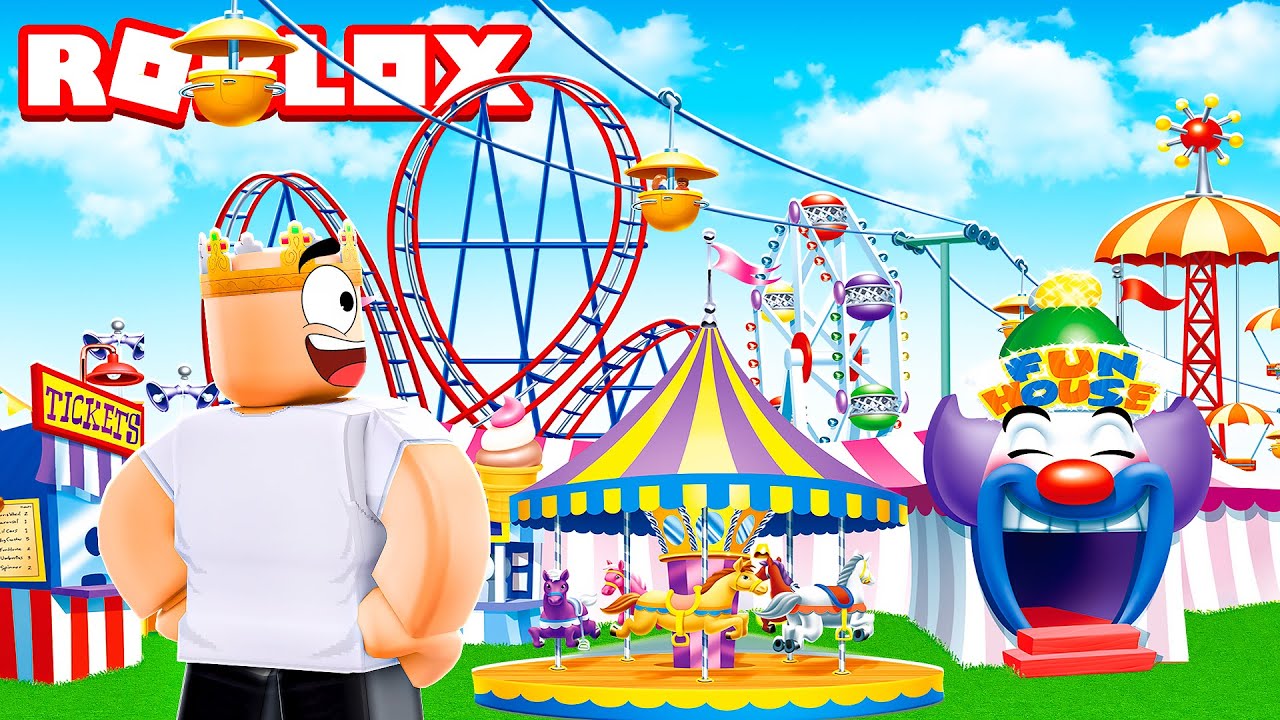 Building a HUGE CARNIVAL In Roblox (Fun) - YouTube