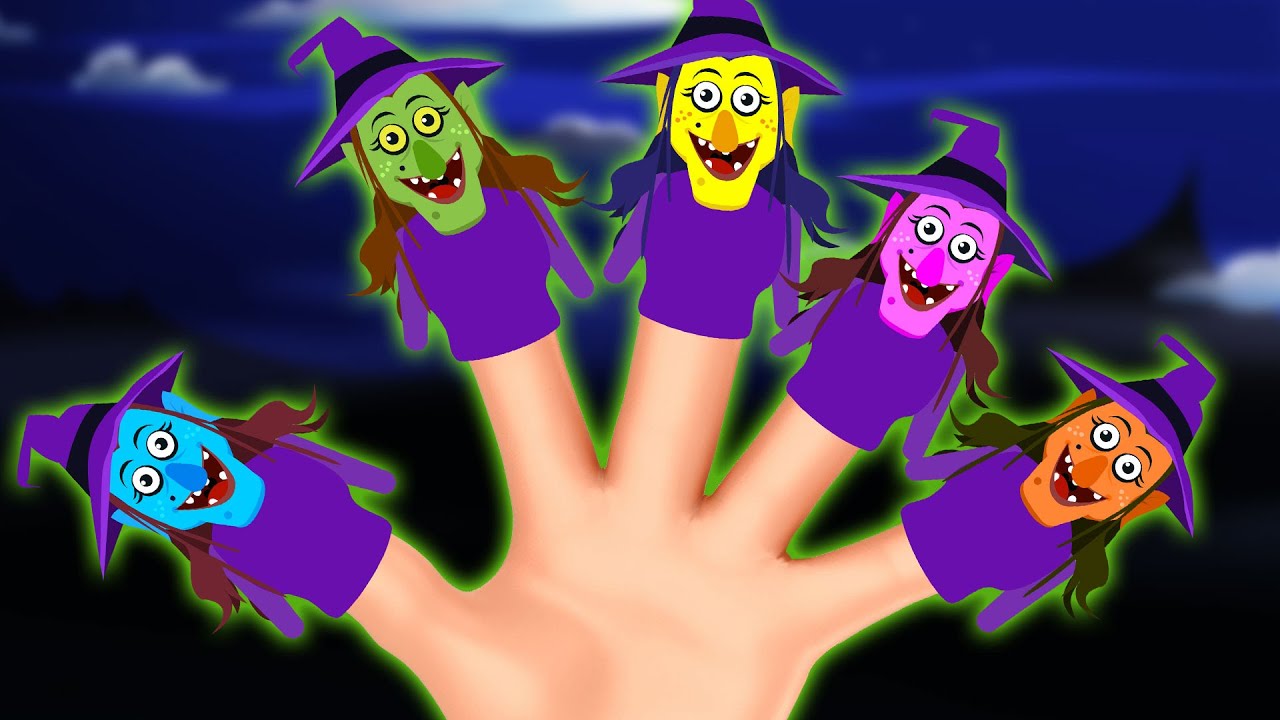Witch Finger Family | Halloween Kids Song | Nursery Rhymes Street - YouTube