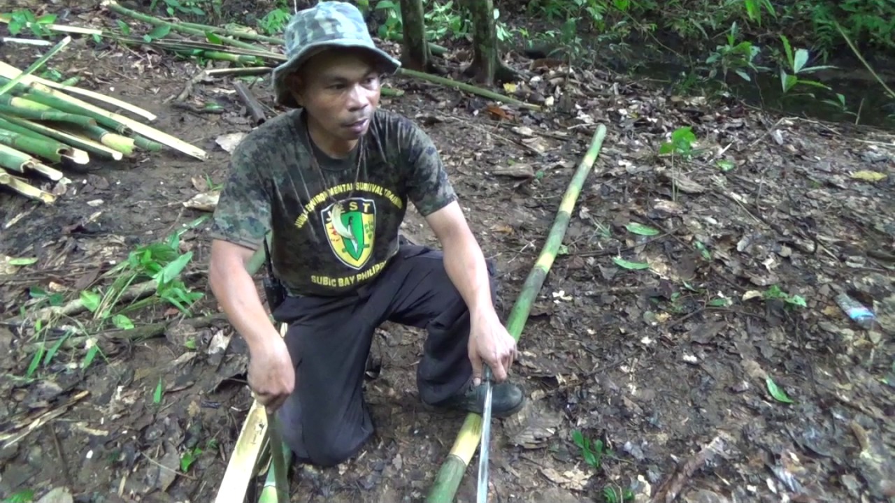Constructing a Primitive Jungle Shelter "JEST Camp" - Subic Bay ...