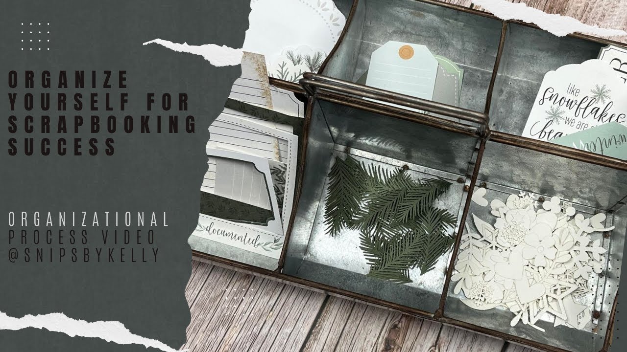 10 Minute Tips On Organizing Yourself For Scrapbooking Success - YouTube