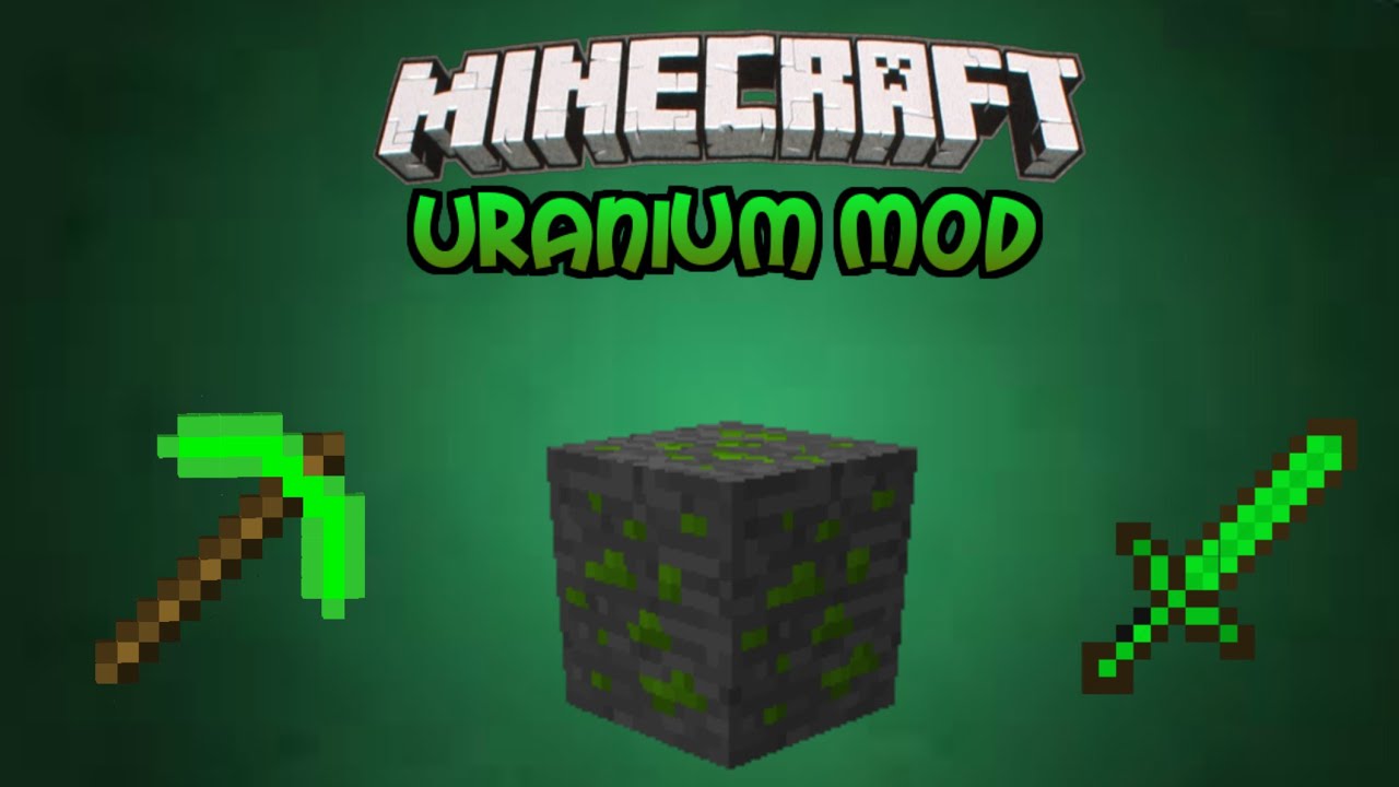 Uranium Mod--¡¡¡¡¡Ore Radioactivo¡¡¡¡¡--Mod 1.7.10 - YouTube