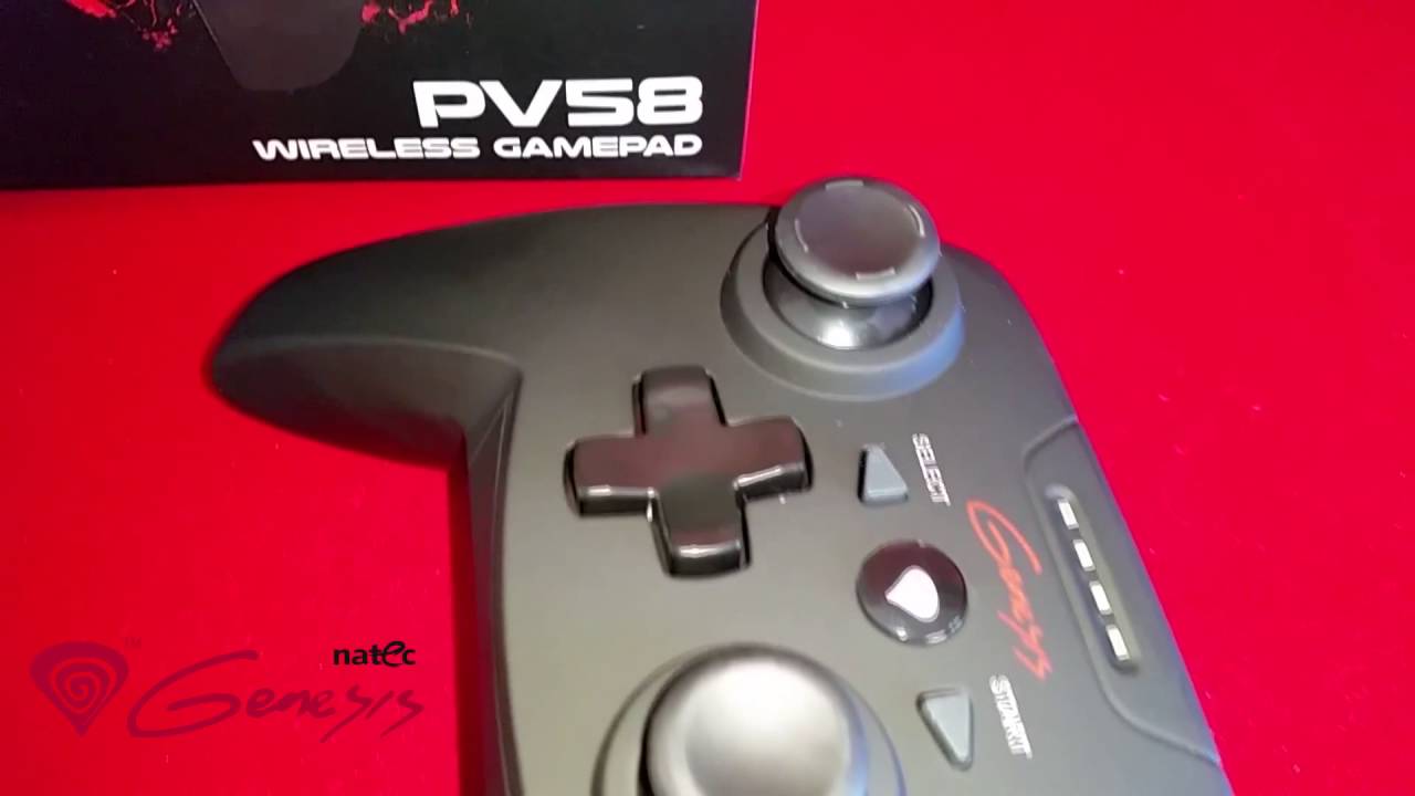 Review Gamepad Wireless Natec Genesis PV58 compatible PC y PS3 - YouTube