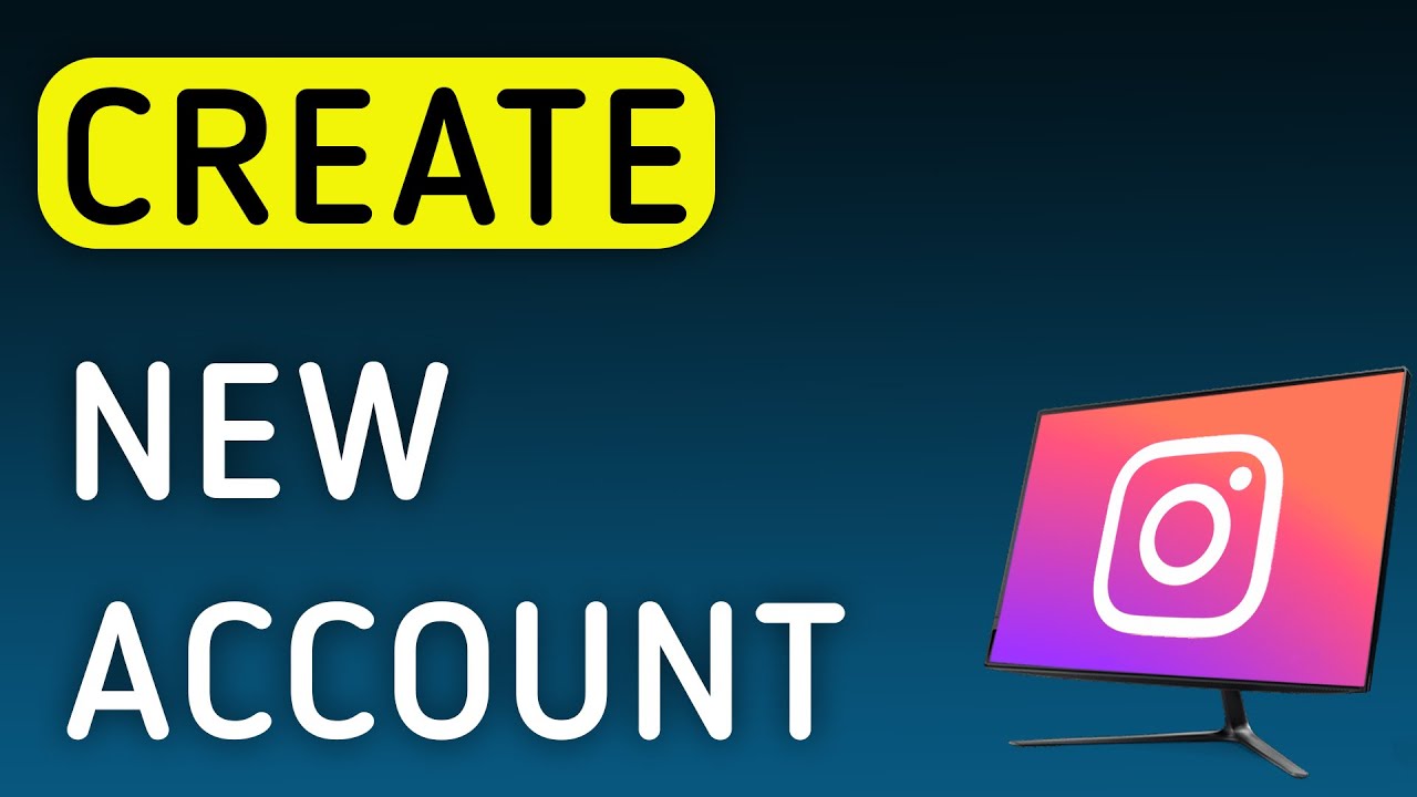 How to Create A New Account On Instagram App On PC (New Update) - YouTube