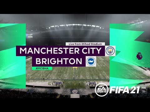 Manchester City vs Brighton - FIFA 21 Snow (Premier League)
